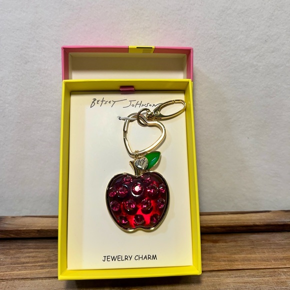 Betsey Johnson | Accessories | Betsey Johnson Sparkling Red Apple ...